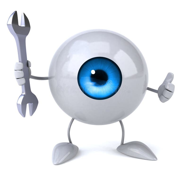 Fun eye stock illustration. Illustration of care, eyesight - 45649939