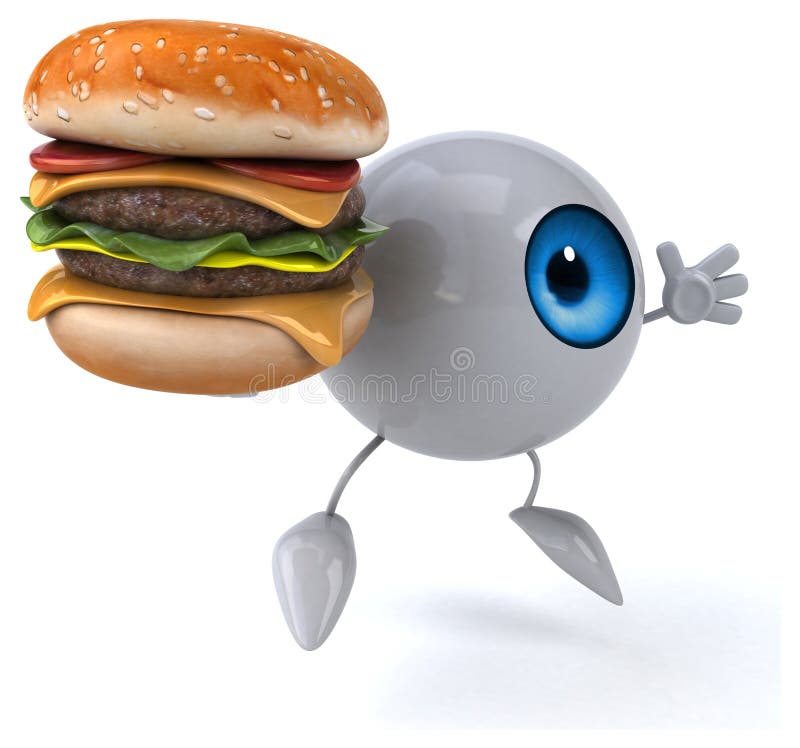 Fun eye stock illustration. Illustration of view, blue - 46235844