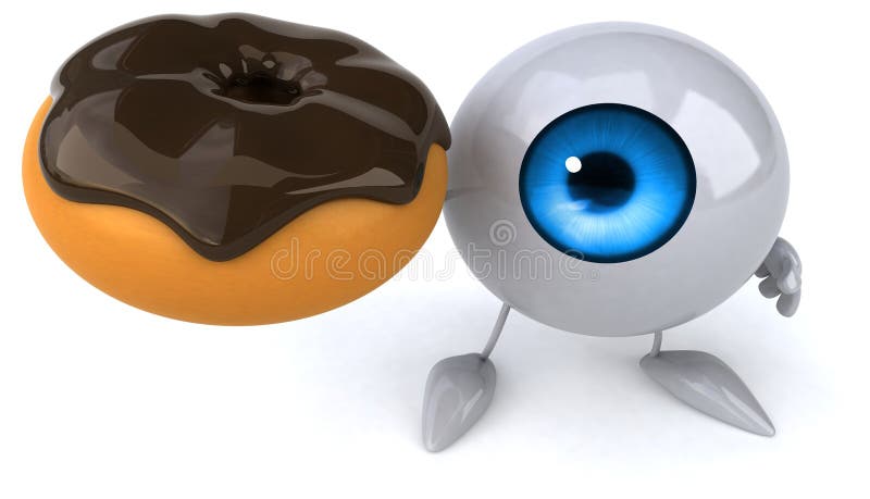 Fun eye stock illustration. Illustration of iris, blue - 46236029