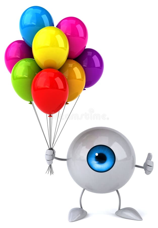 Fun eye stock illustration. Illustration of concepts - 54037845