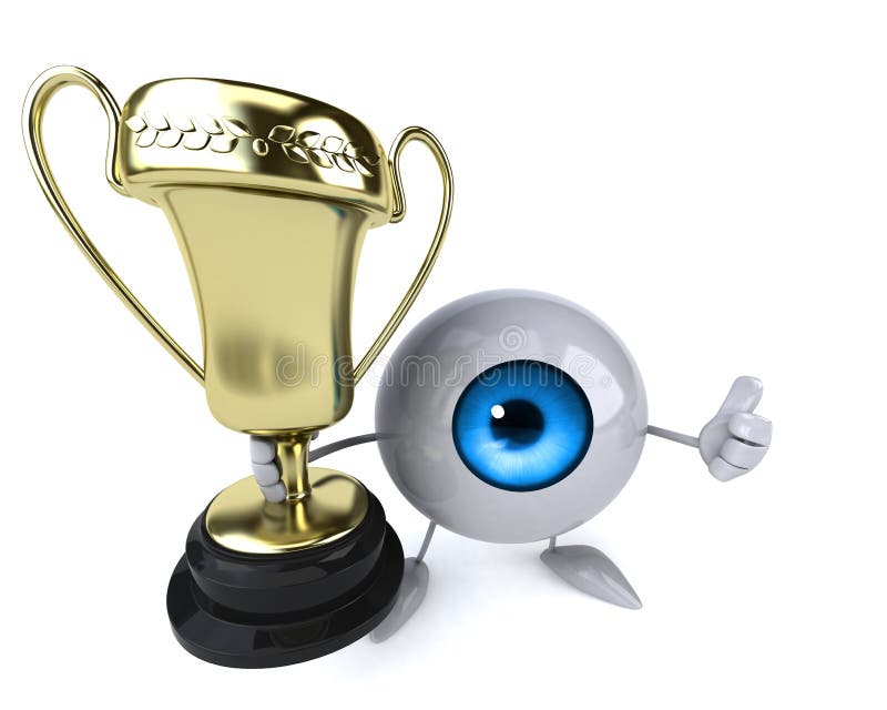 Fun eye stock illustration. Illustration of care, face - 55760427