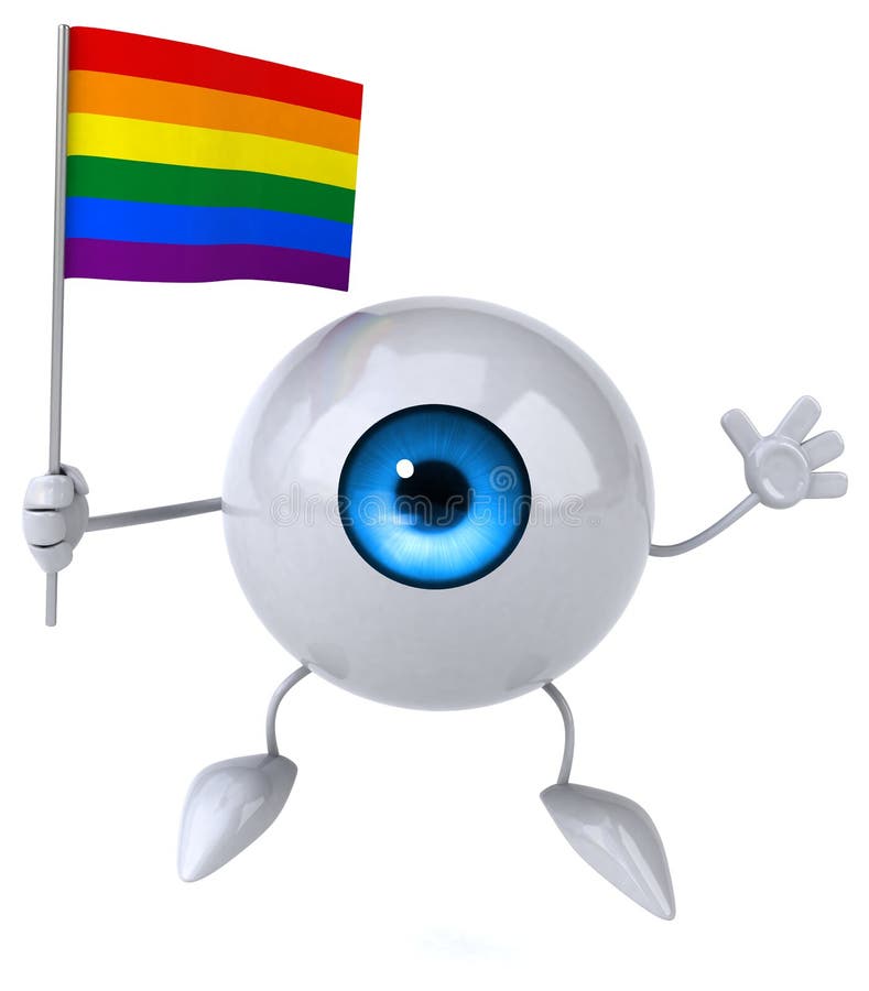 Fun eye stock illustration. Illustration of myopia, concepts - 55760434