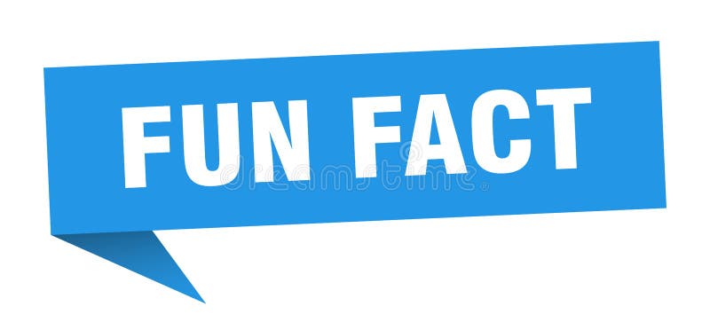 Fun Fact Banner. Fun Fact Speech Bubble Stock Vector - Illustration of ...