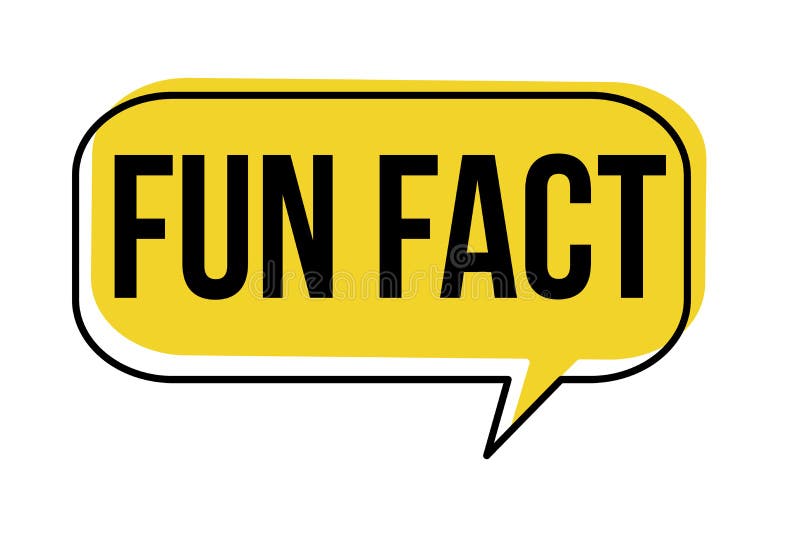Fun fact speech bubble stock vector. Illustration of banner - 265955255