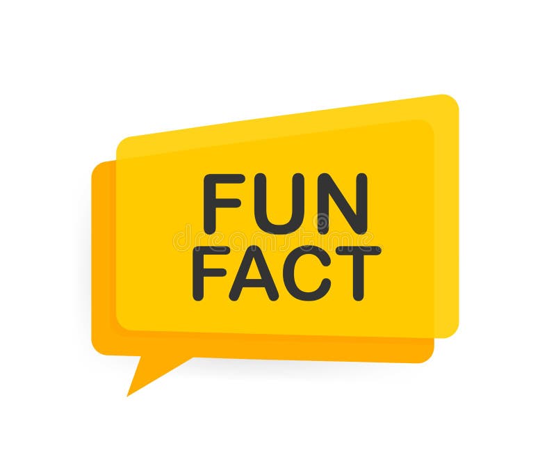 Fun Fact. Speech Bubbles. Web Banner. Vector Stock Illustration. Stock ...
