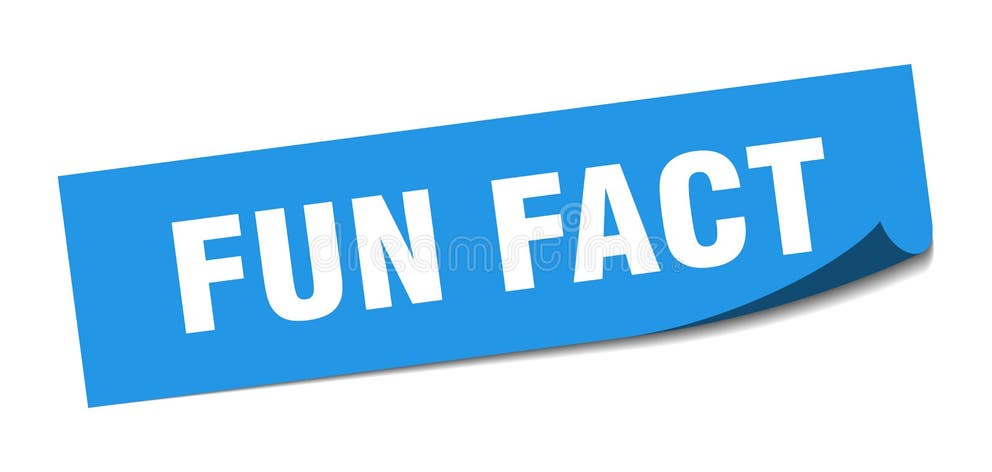 Fun Fact Sticker. Fun Fact Square Isolated Sign Stock Vector ...