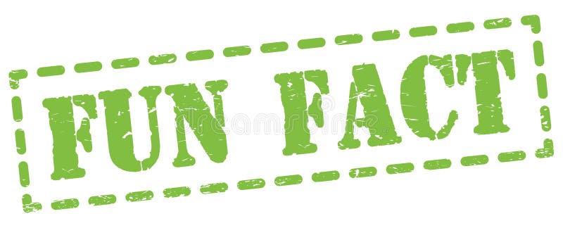 FUN FACT Text Written on Green Stamp Sign Stock Illustration ...
