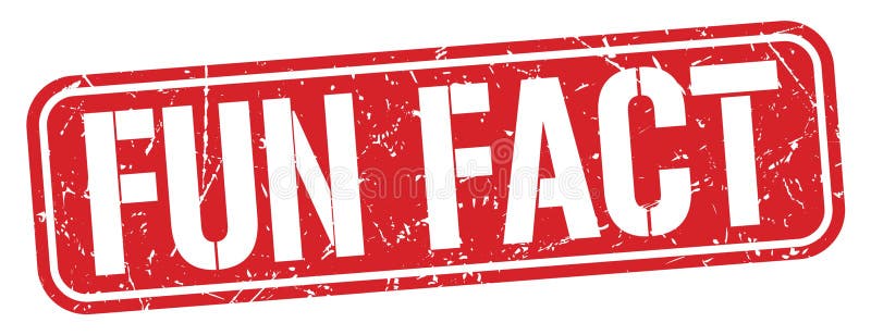 FUN FACT Text Written on Red Stamp Sign Stock Illustration ...