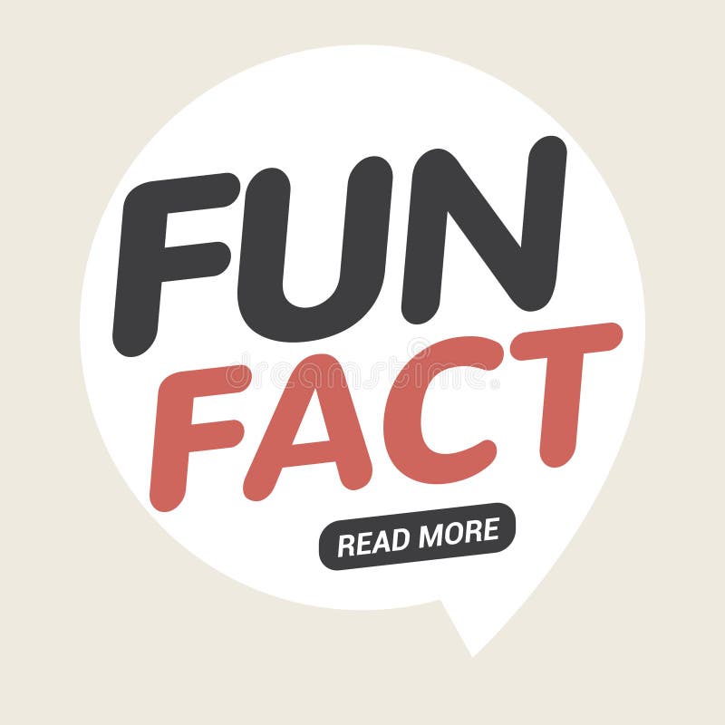 Fun Fact Typography Bubble. Did You Know Knowledge Design Text Message ...