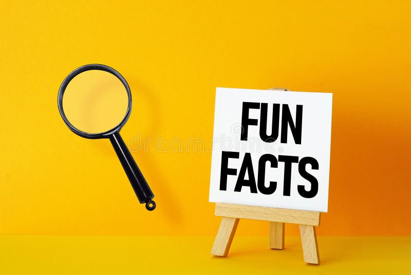 Fun Facts are Shown Using the Text Stock Image - Image of announcement ...