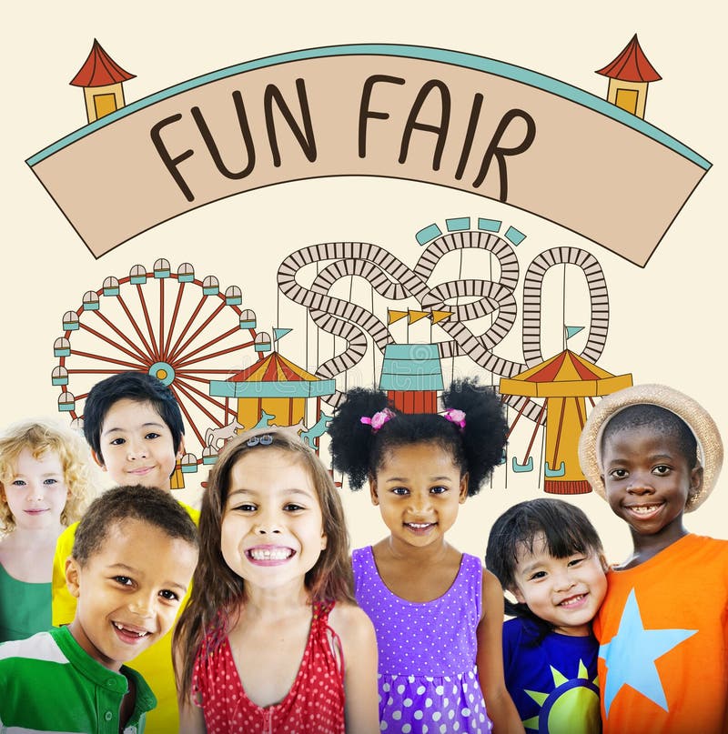 Fun Fair Amusement Enjoyment Happiness Joyful Concept Stock Image ...