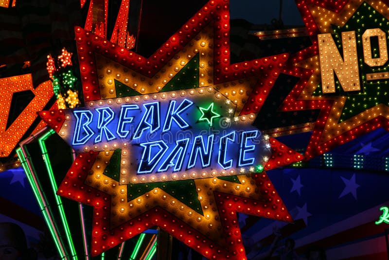 Fun Fair Attraction Advertising Stock Photo - Image of playground ...