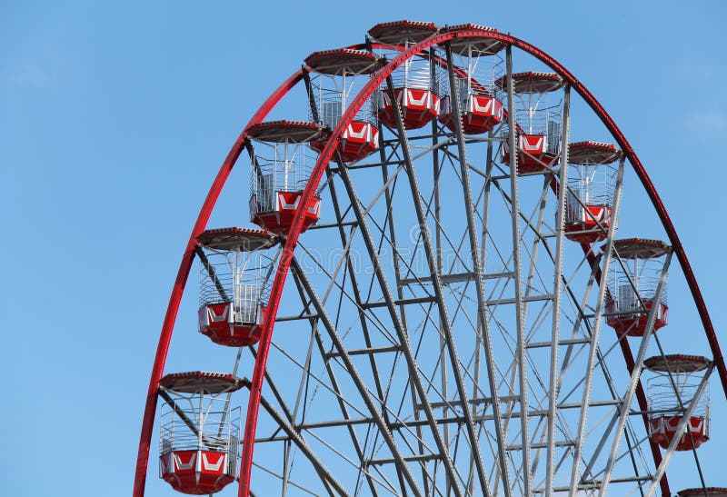 Fun Fair Big Wheel. stock photo. Image of theme, wheel - 60715938