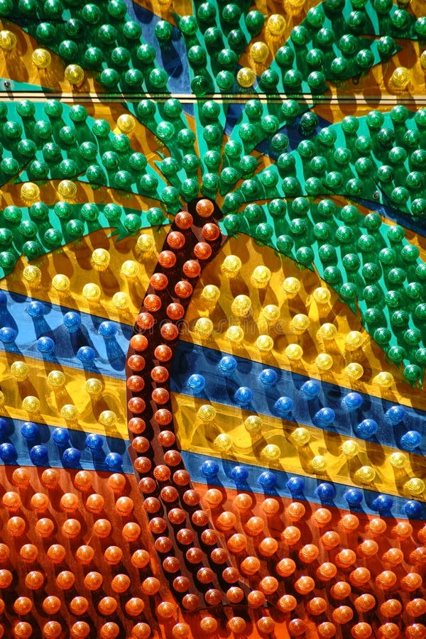 Fun Fair Booths lighting stock photo. Image of wall, lighting - 95255046