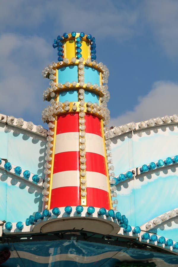 Fun Fair Lights. stock image. Image of adventure, bulbs - 79983099