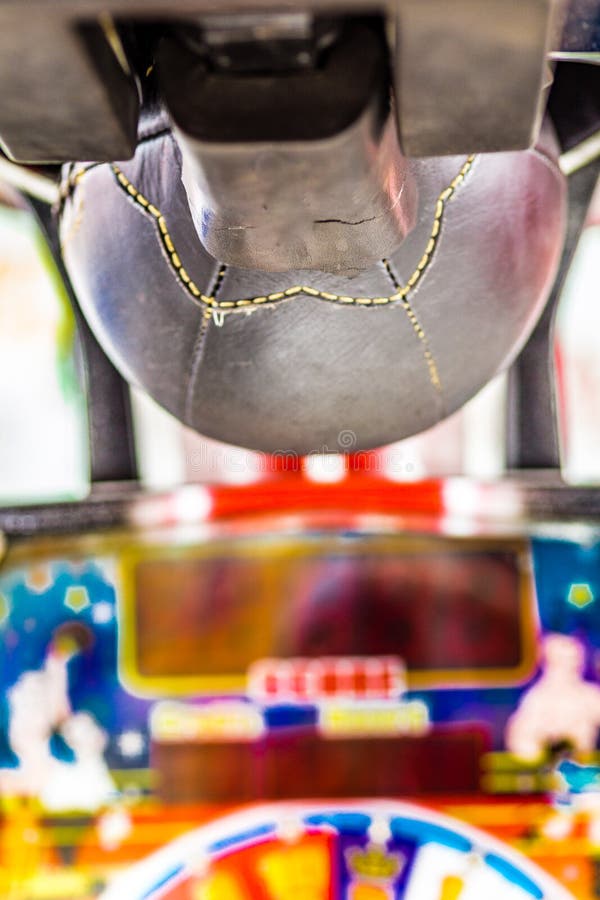 Fun fair punch ball stock image. Image of leisure, machine - 69899137