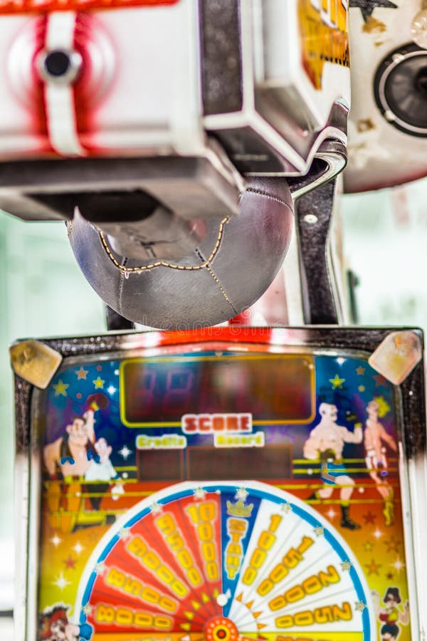 Fun fair punch ball stock photo. Image of ball, park - 69899824