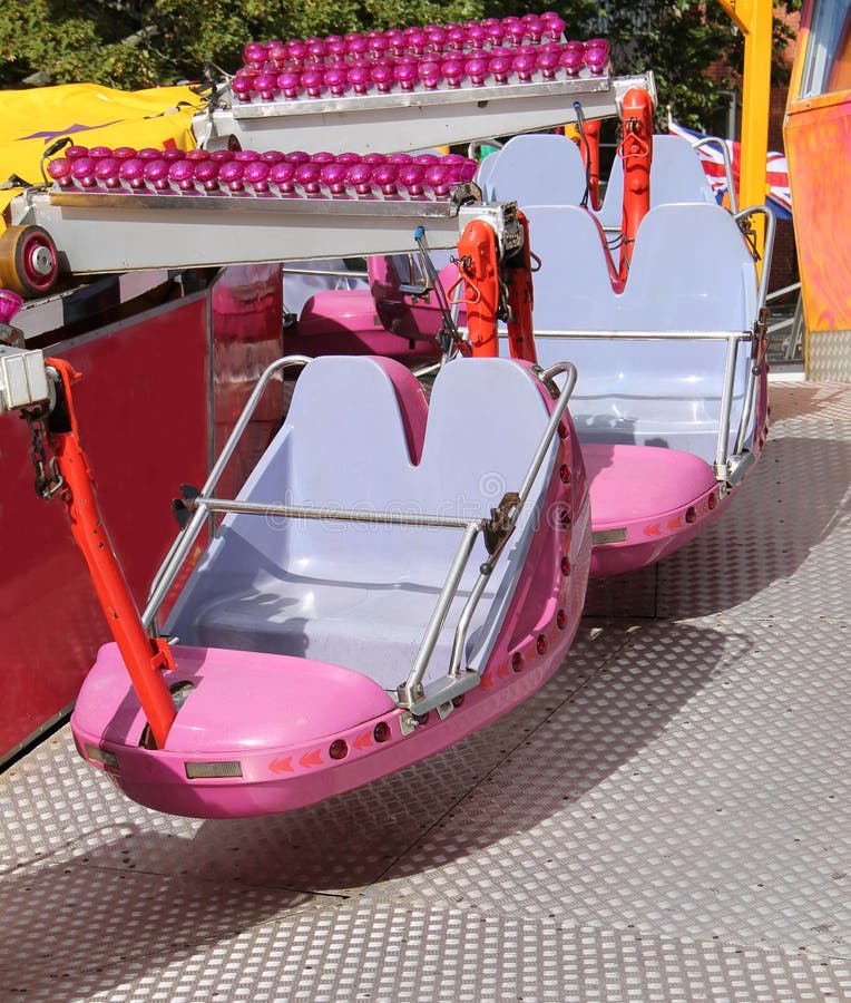 Fun Fair Ride. stock photo. Image of attraction, outdoors - 28264214
