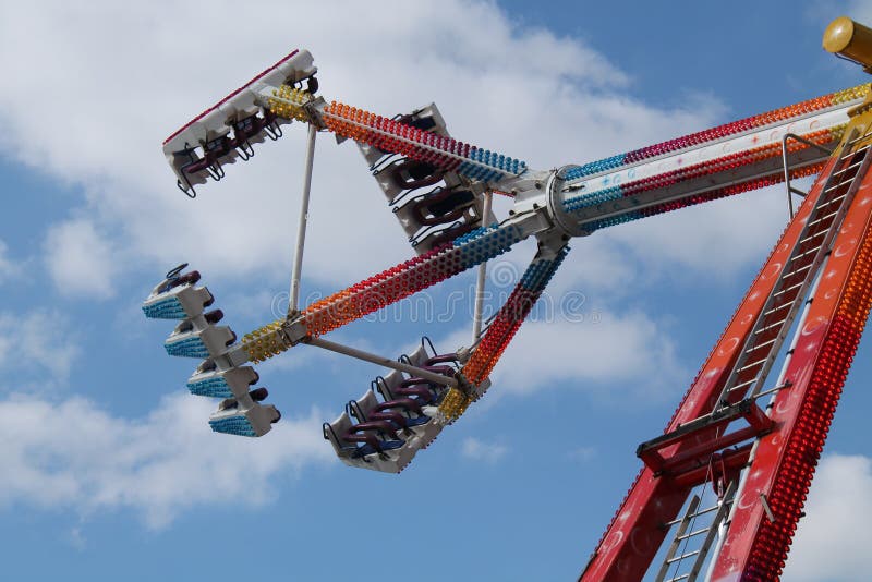 Fun Fair Ride. stock photo. Image of attraction, outdoors - 28264214