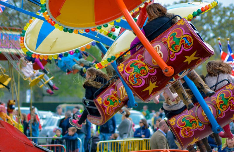 Fun Fair Ride editorial stock image. Image of country - 53622294