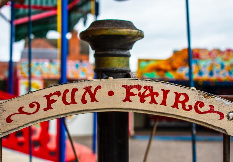 Fun fair sign stock image. Image of childs, carnival - 35530541