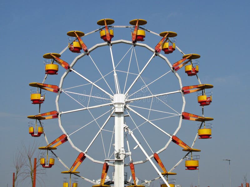 Fun Fair Wheel stock image. Image of colourful, observation - 107006211