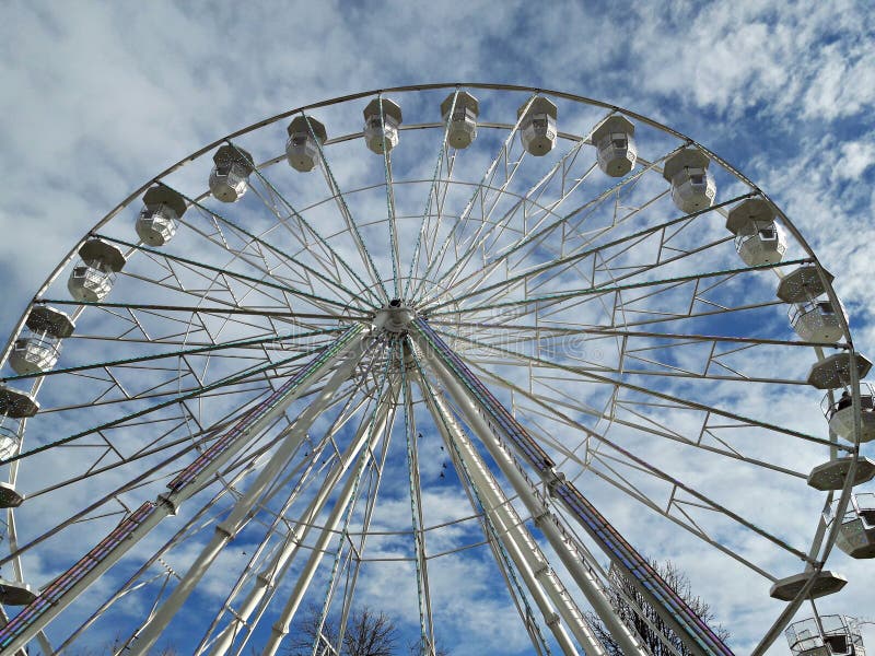 Fun Fair Wheel stock image. Image of colourful, observation - 107006211