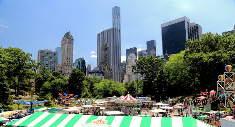 Fun fare in central park editorial stock photo. Image of park - 75372673
