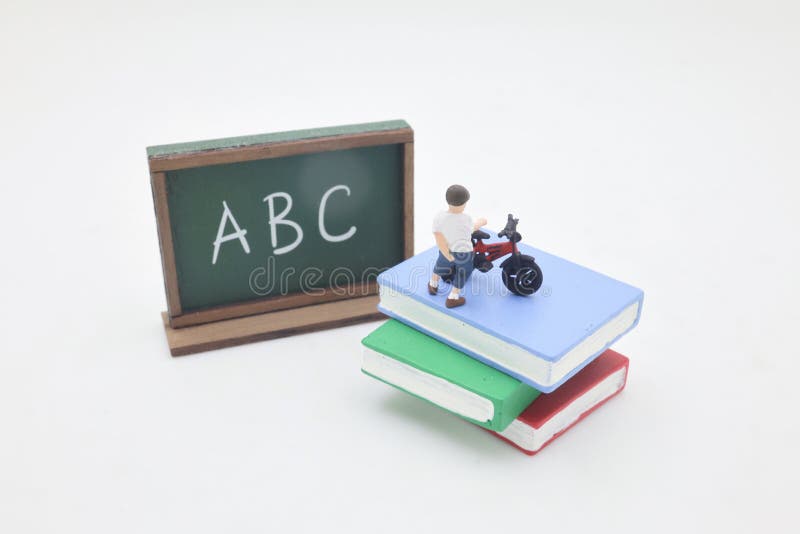 The Fun of Figure, the Education Concept Stock Image - Image of books ...