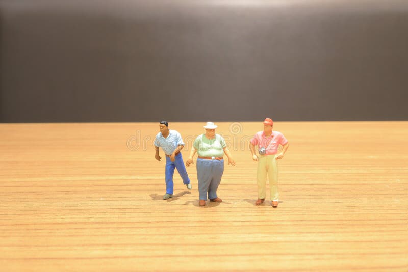 A Fun of Figure in Miniature World Stock Image - Image of miniature ...