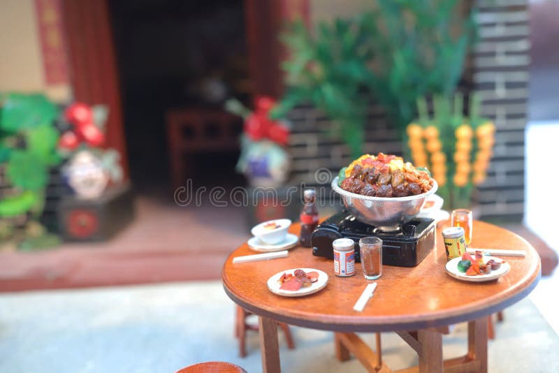 The Fun Figure Model of Old Hong Kong Editorial Photo - Image of small ...