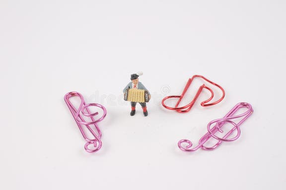 Fun of Figure Playing the Music Stock Photo - Image of strumming ...