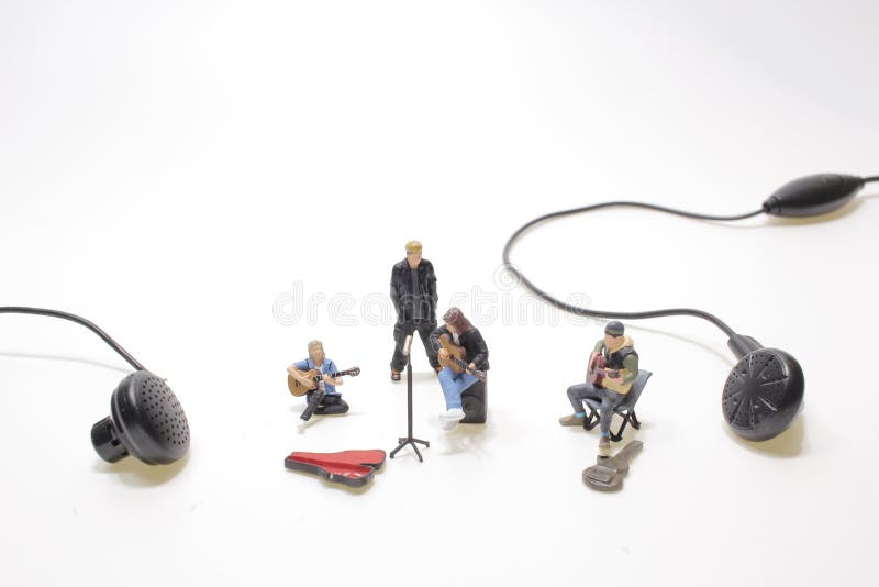 The Fun of Figure, Pop Music Star at Stage Stock Image - Image of ...