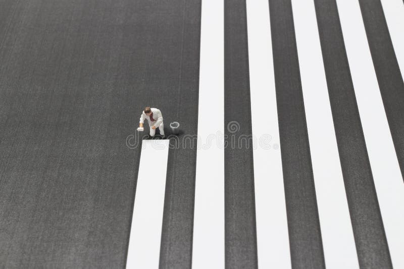 The Fun of Figure Print the Line at Black Color Stock Image - Image of ...