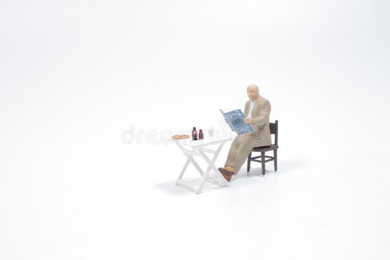A Fun the Figure is Relax, Enjoy Holiday Stock Image - Image of person ...
