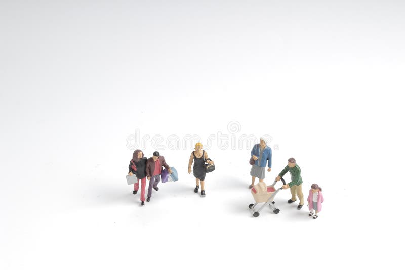 Fun of Figure Words on the Board Stock Photo - Image of male, miniature ...