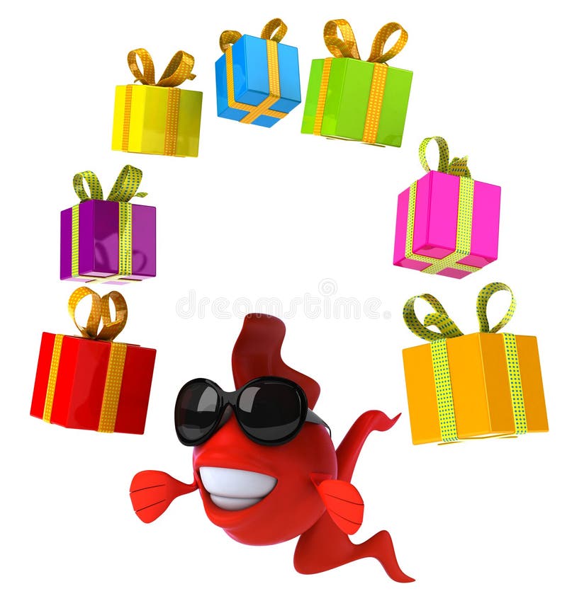 Fun fish stock illustration. Illustration of aquarium - 45050156