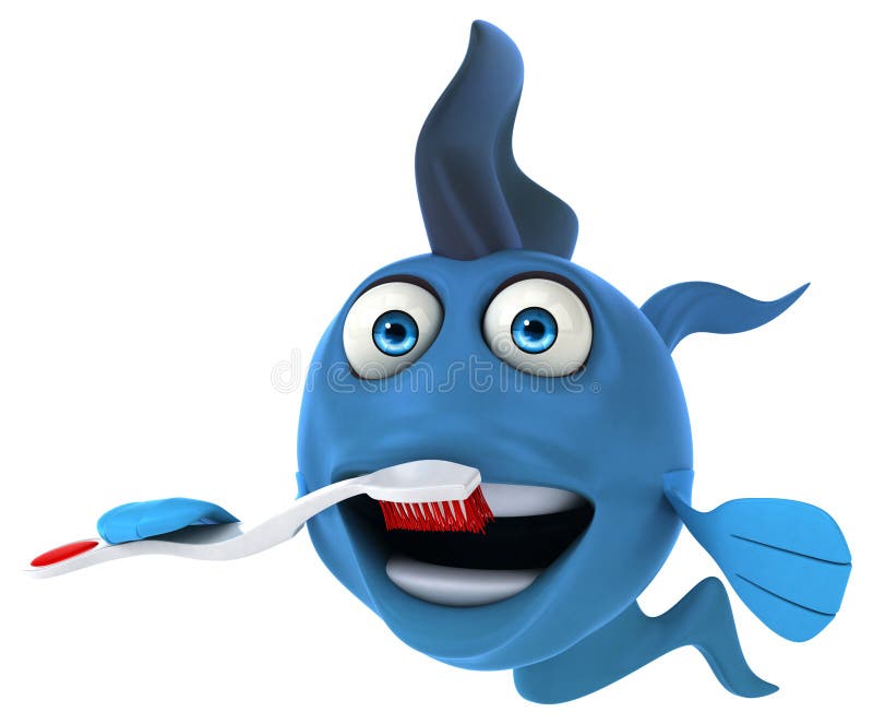 Fun fish stock illustration. Illustration of crown, corona - 55408314