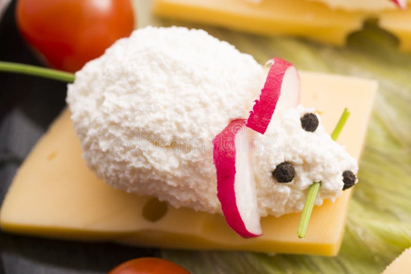 Fun food for kids - mouse stock image. Image of decoration - 77798199