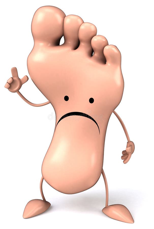 Fun foot stock illustration. Illustration of footcare - 46782237