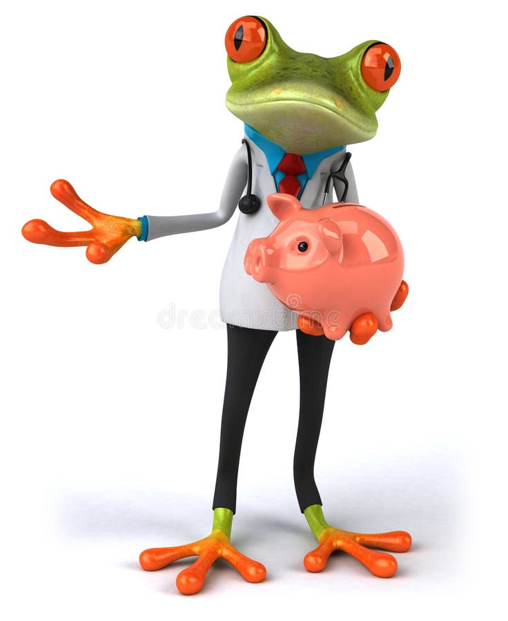 Frog doctor stock illustration. Illustration of closeup - 22677209