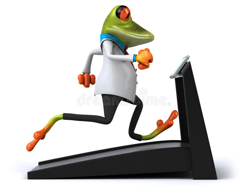 Fun frog stock illustration. Illustration of stethoscope - 50156329