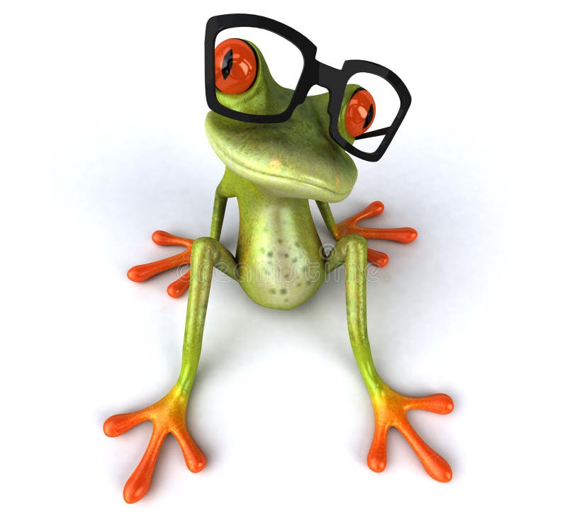 Fun frog stock illustration. Illustration of wildlife - 50803291