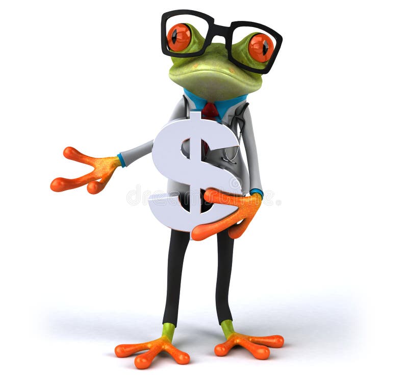 Fun frog stock illustration. Illustration of nature, stethoscope - 55408425