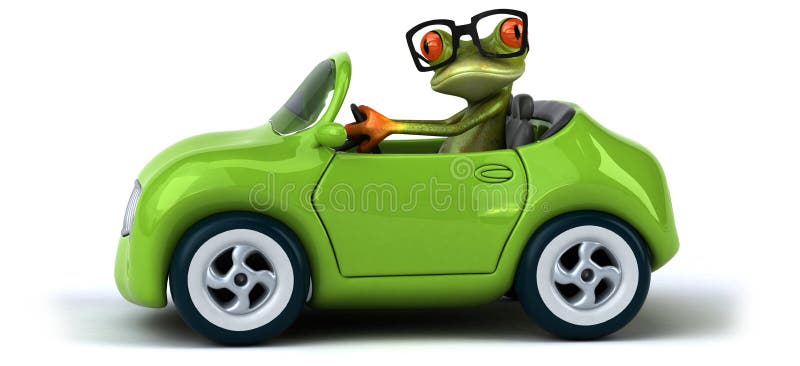 Frog Driving Car Stock Illustrations – 108 Frog Driving Car Stock ...