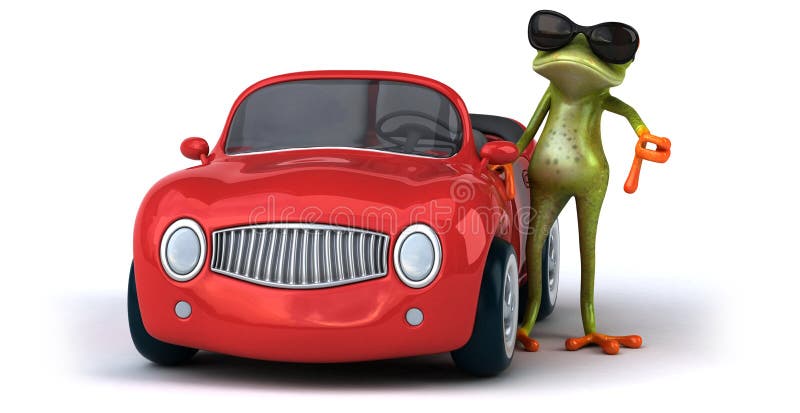 Frog Driving Car Stock Illustrations – 108 Frog Driving Car Stock ...