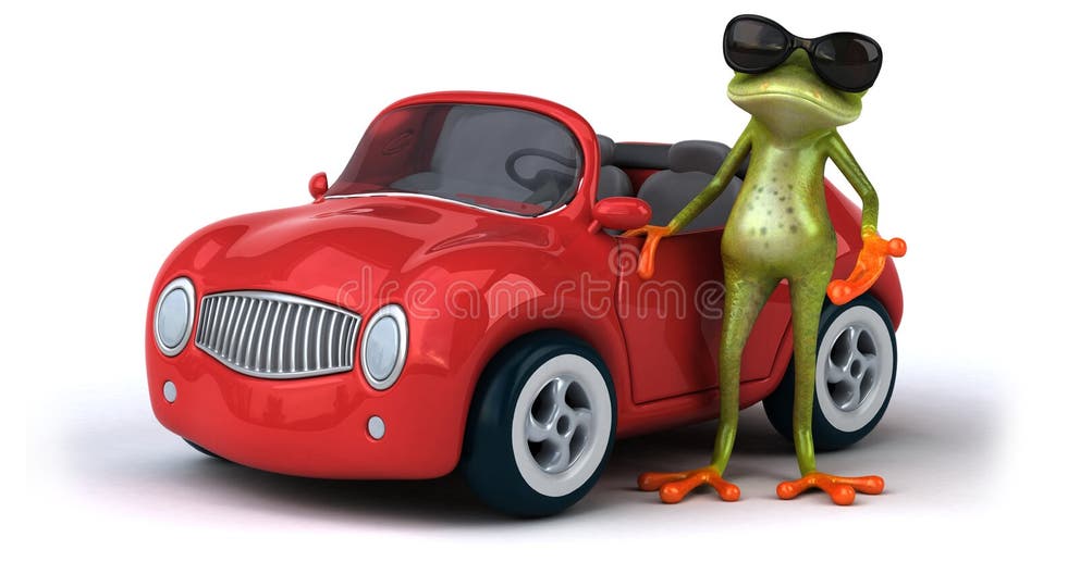 Frog Driving Car Stock Illustrations – 107 Frog Driving Car Stock ...