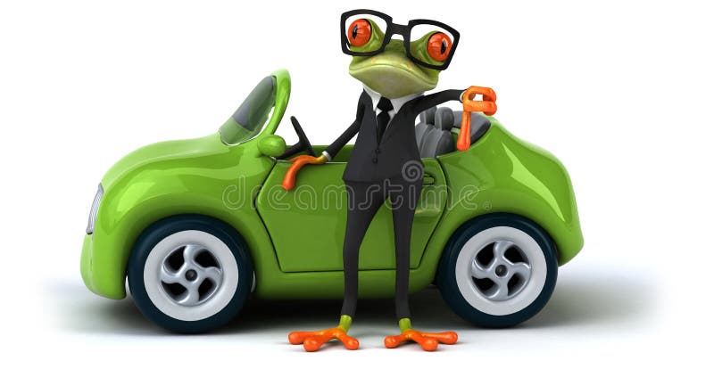 Frog Driving Car Stock Illustrations – 108 Frog Driving Car Stock ...