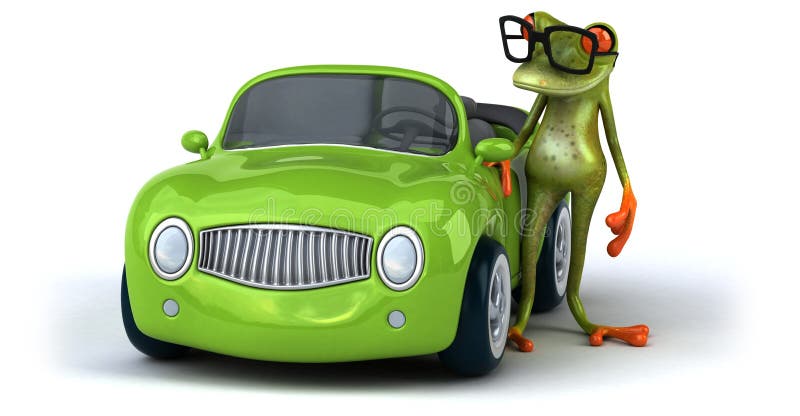 Frog Driving Car Stock Illustrations – 108 Frog Driving Car Stock ...