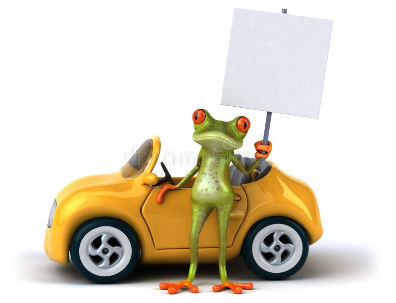 Frog Driving Car Stock Illustrations – 108 Frog Driving Car Stock ...